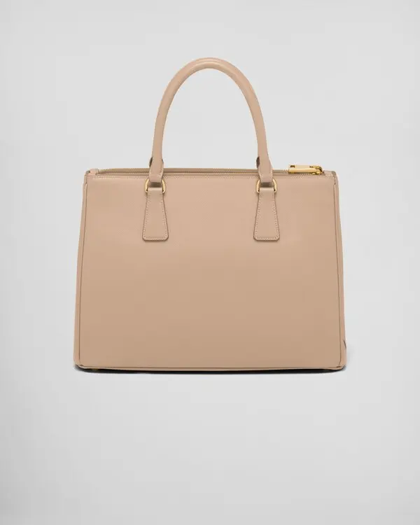 Prada Galleria Large Saffiano Leather Bag - Sand Beige | Editorialist